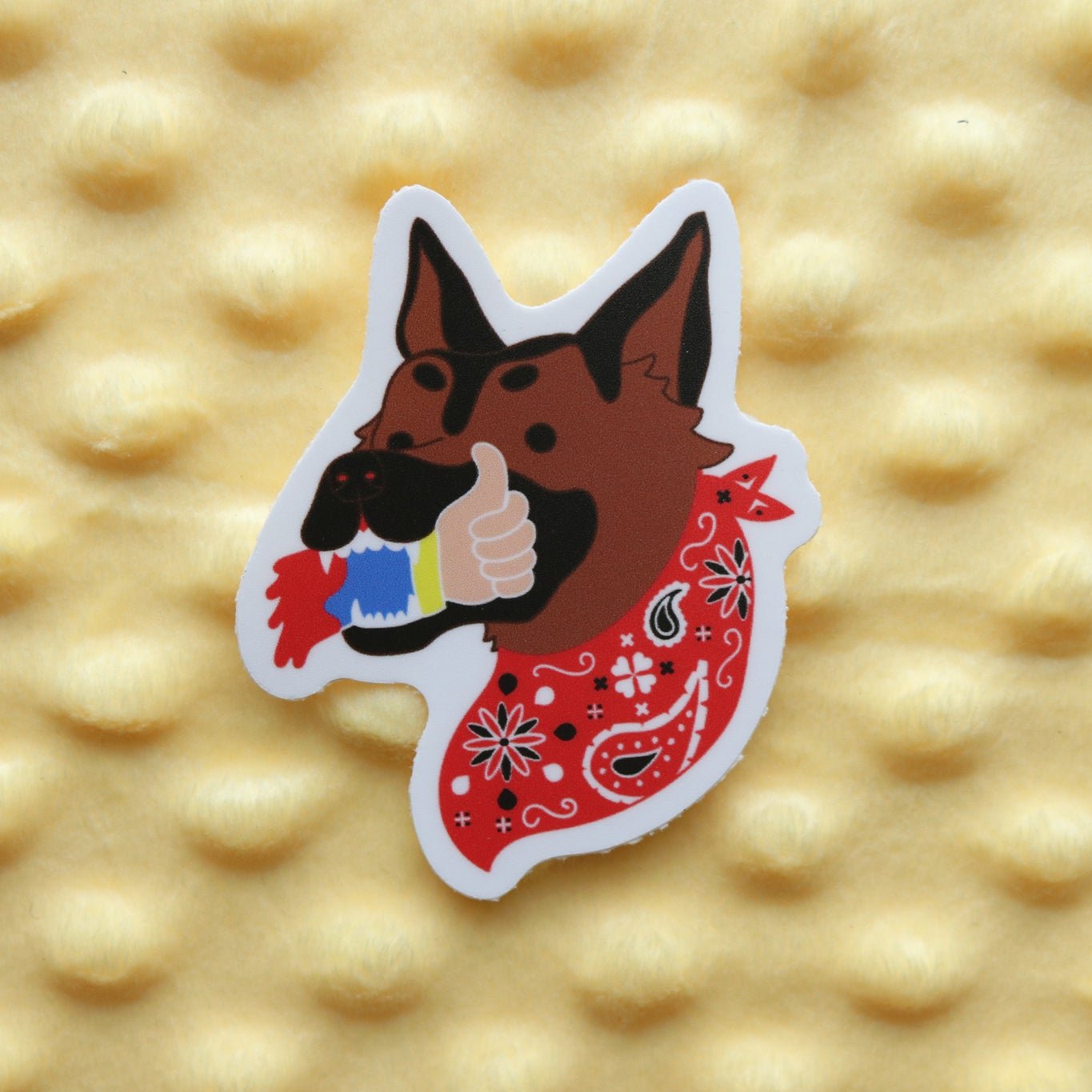 Okey Dokey Dog Sticker by Dbl Feature