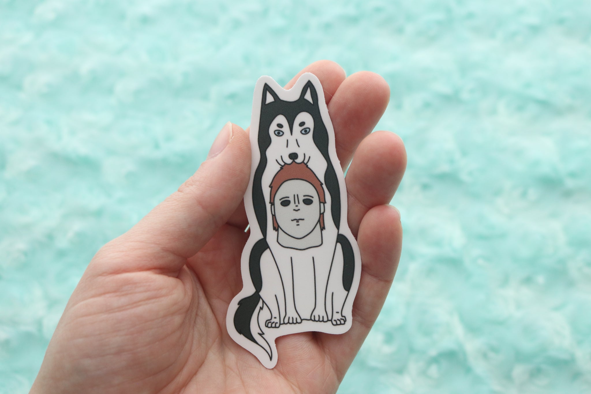 Horror Hounds Michael Myers Husky Sticker by Dbl Feature