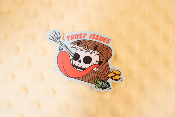 Trust Issues Sticker by Dbl Feature